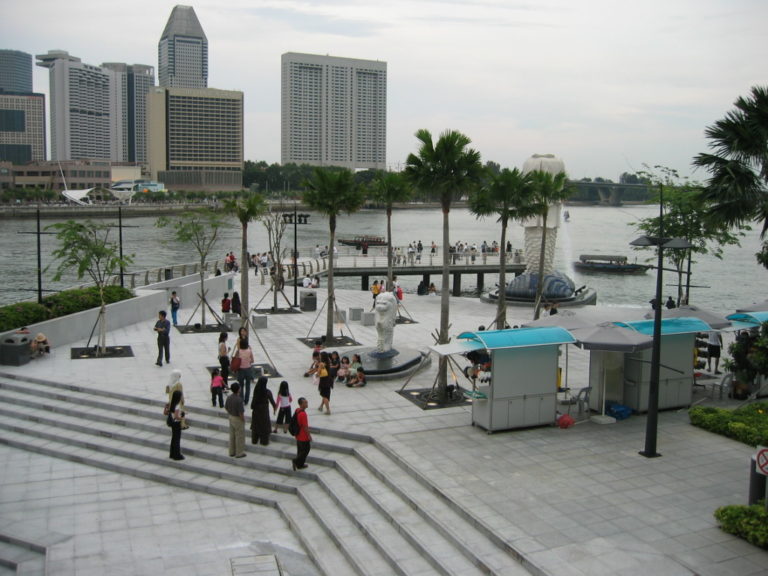 Merlion Park Singapore | AdventuresAsia.com | My Personal Travels ...